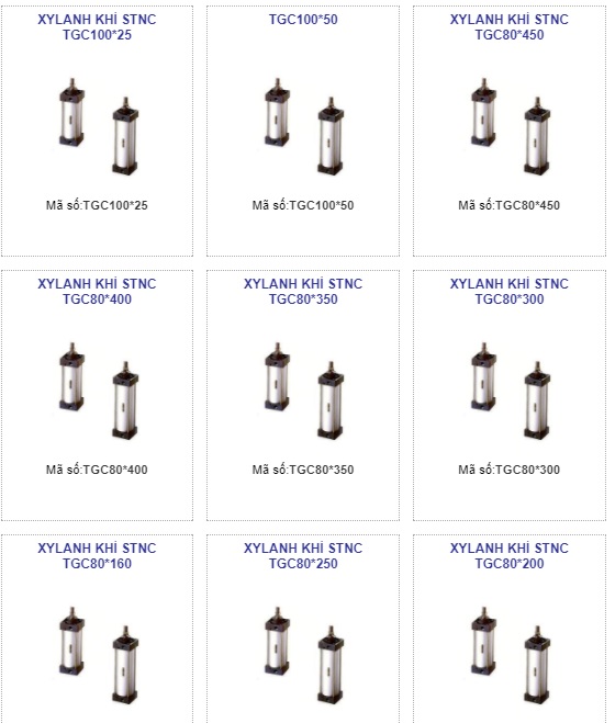 Xi lanh khí STNC Series TGC