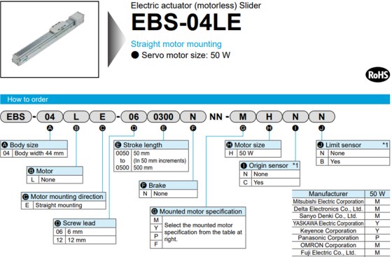 Xy lanh điện ckd EBS-04LE